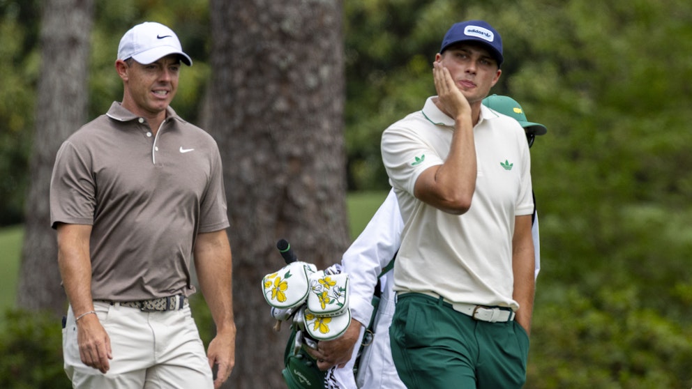 Golf: Ludvig Åberg – hål 8 – Liverapport: Masters 2025 | SVT Sport